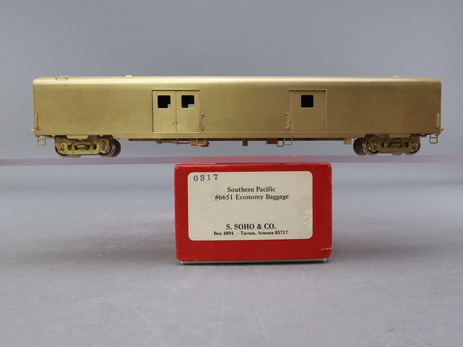 HO Brass Model - Soho 0317 SP Southern Pacific Economy Baggage #6651 ...