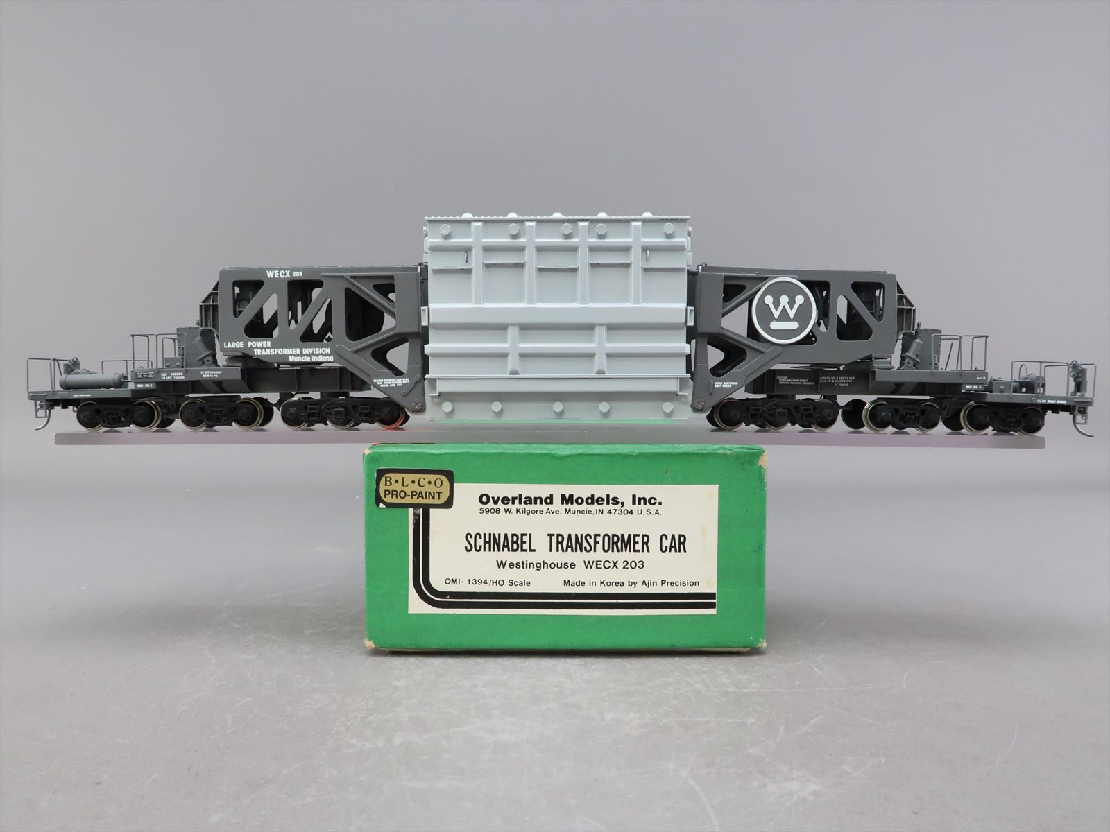 HO Brass Model - OMI 1394 WECX Westinghouse Schnabel Transformer Car ...