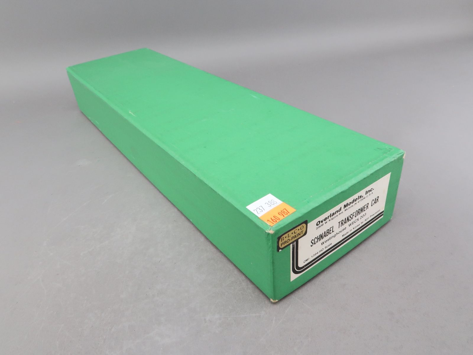 HO Brass Model - OMI 1394 WECX Westinghouse Schnabel Transformer Car ...