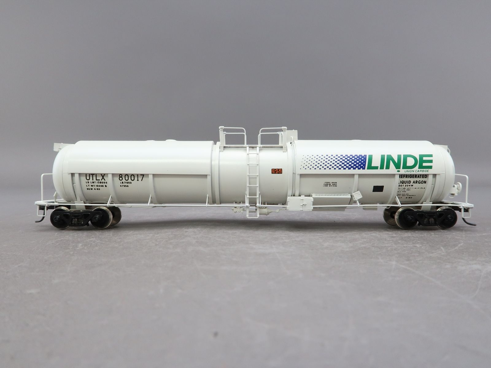 HO Brass Model - OMI 3167.1 UTLX Linde-Union Tank Liquid Argon #80017 ...