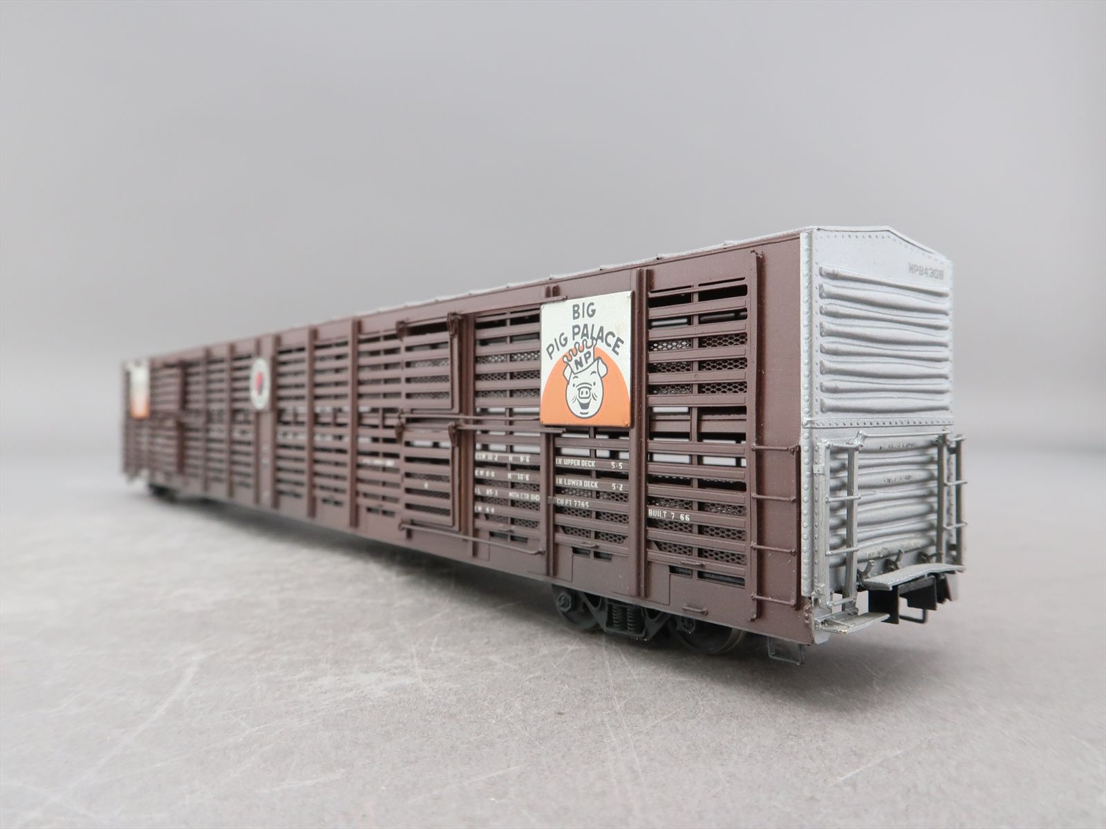 HO Brass Model - OMI 3004 NP Northern Pacific 85' Big Pig Palace ...