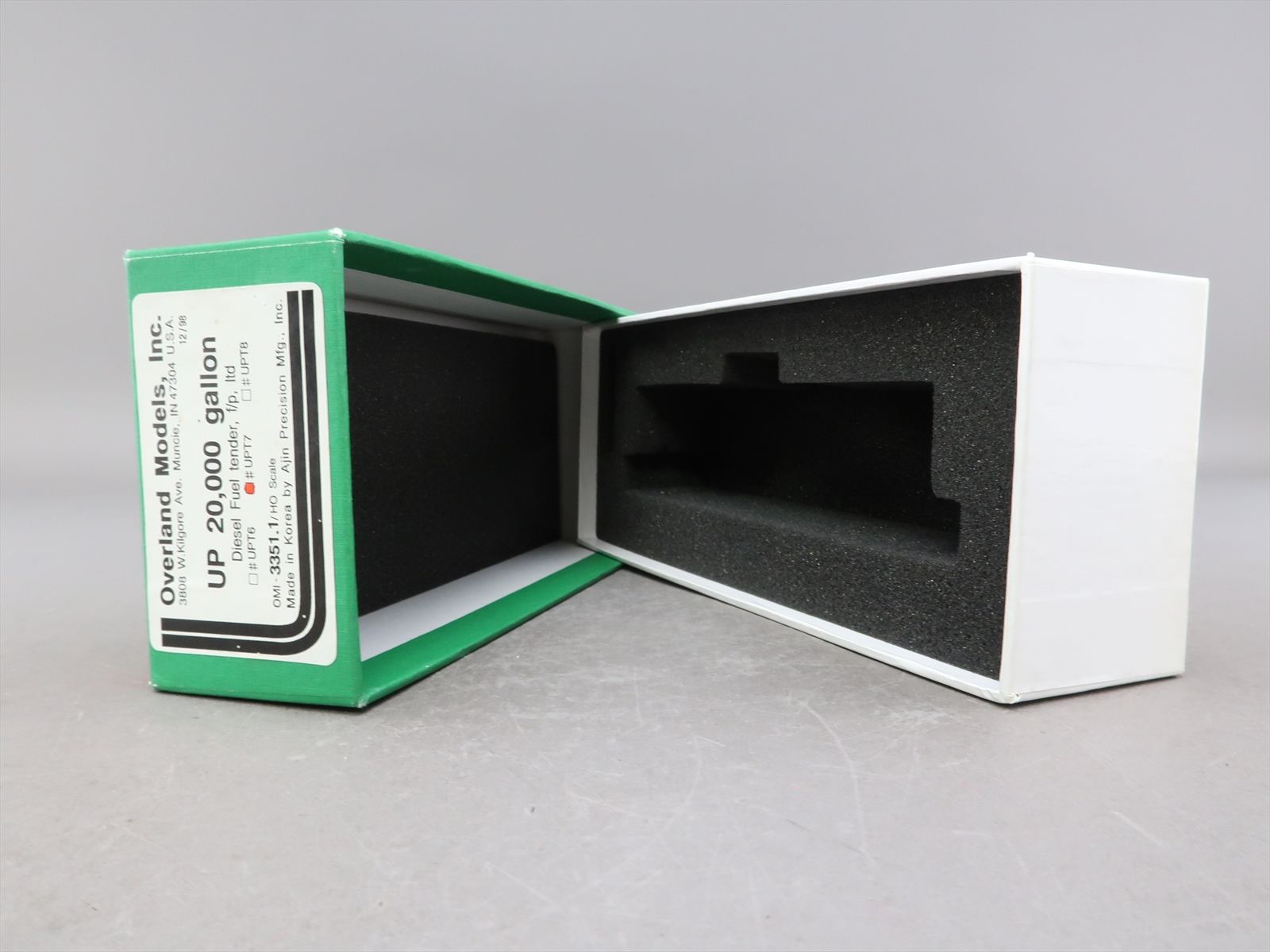 HO Brass Model - OMI 3351.1 UP UPT Union Pacific 20,000 Gallon Diesel ...