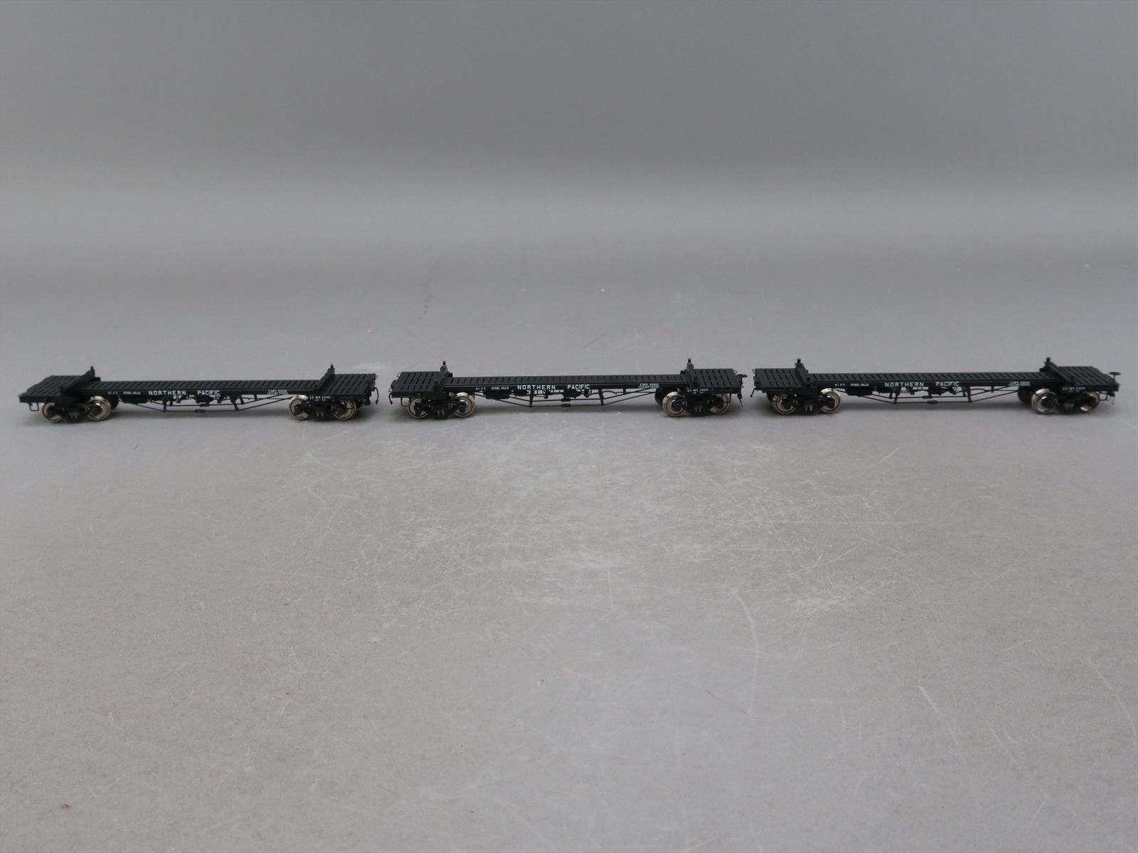 HO Brass Model - W&R NP Northern Pacific Truss Rod Log Cars Set of 3 ...