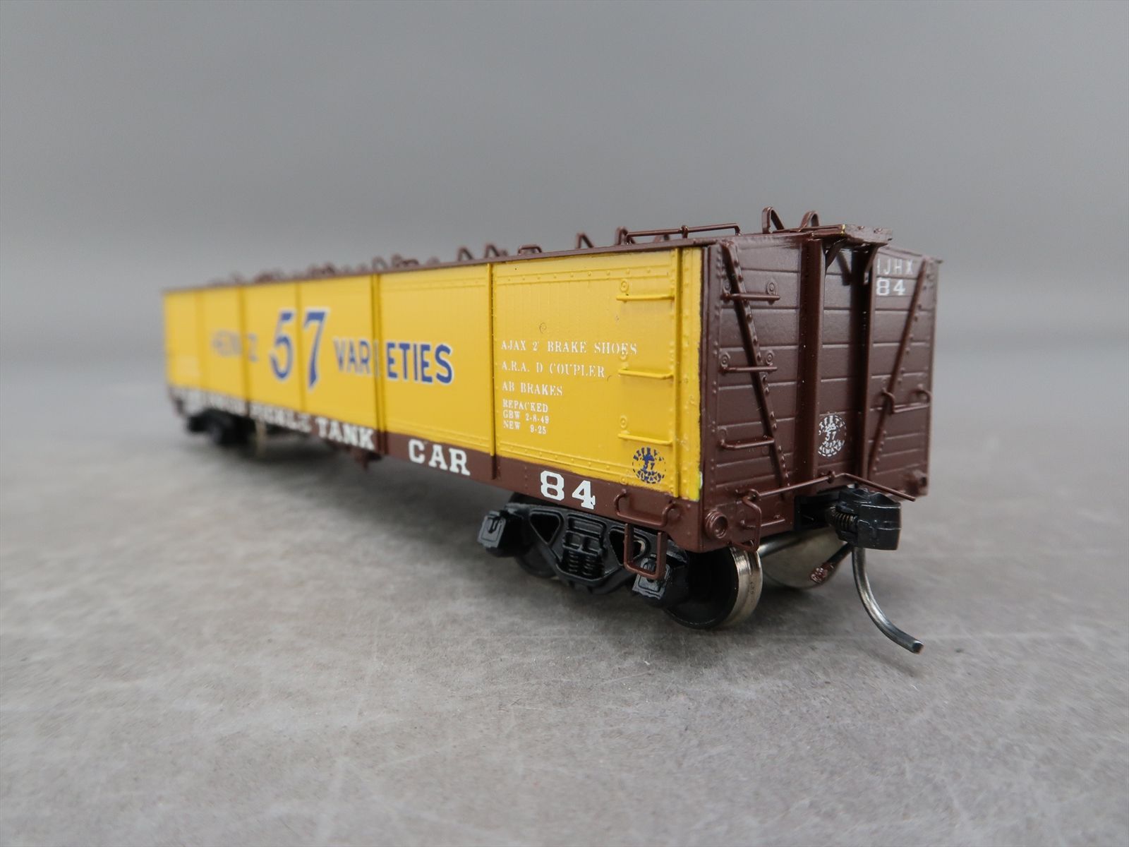 HO Brass Model - OMI 3156.1 HJHX Heinz 57 Pickle Tank Car #84 - F/P ...