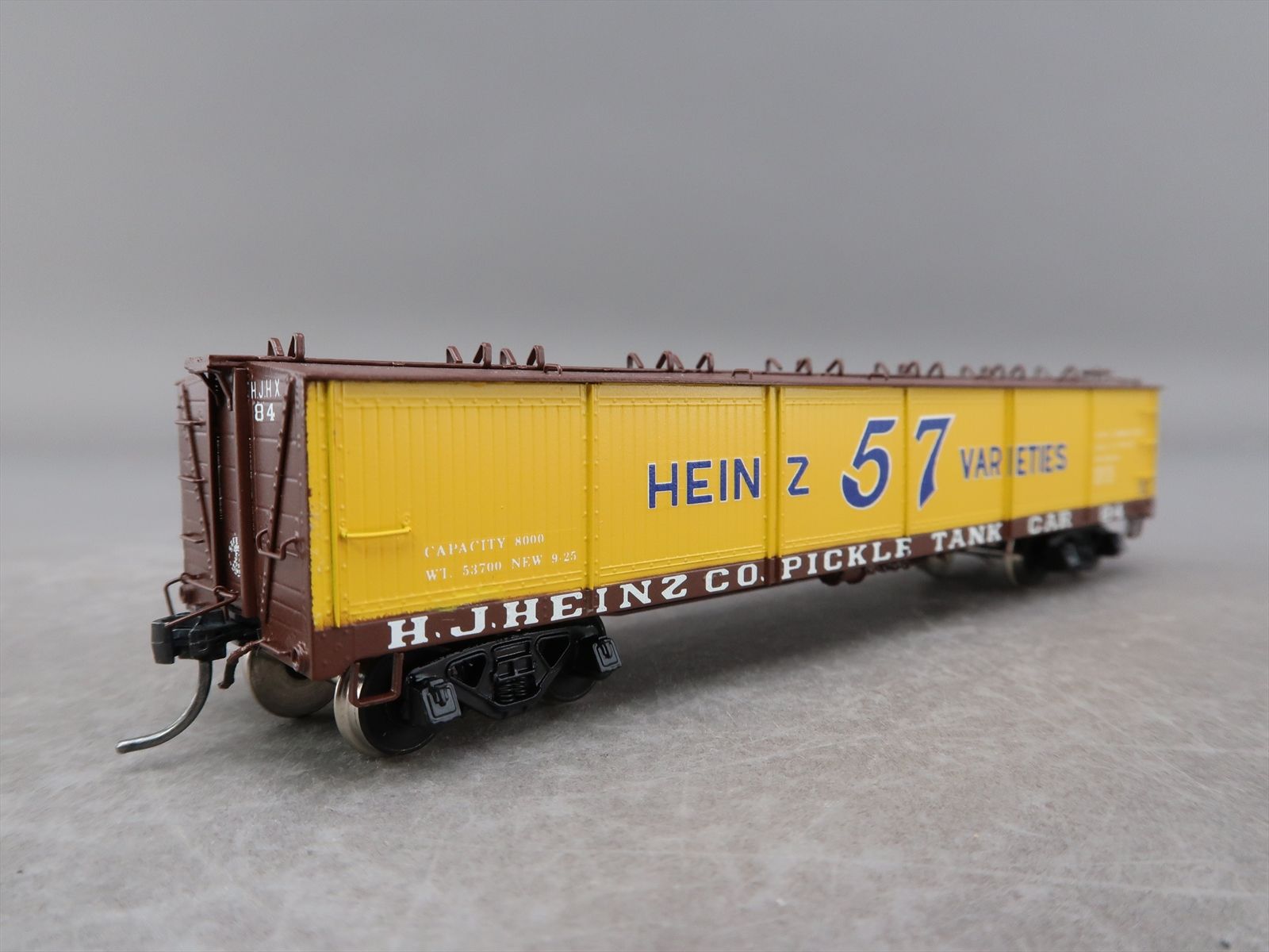 HO Brass Model - OMI 3156.1 HJHX Heinz 57 Pickle Tank Car #84 - F/P ...