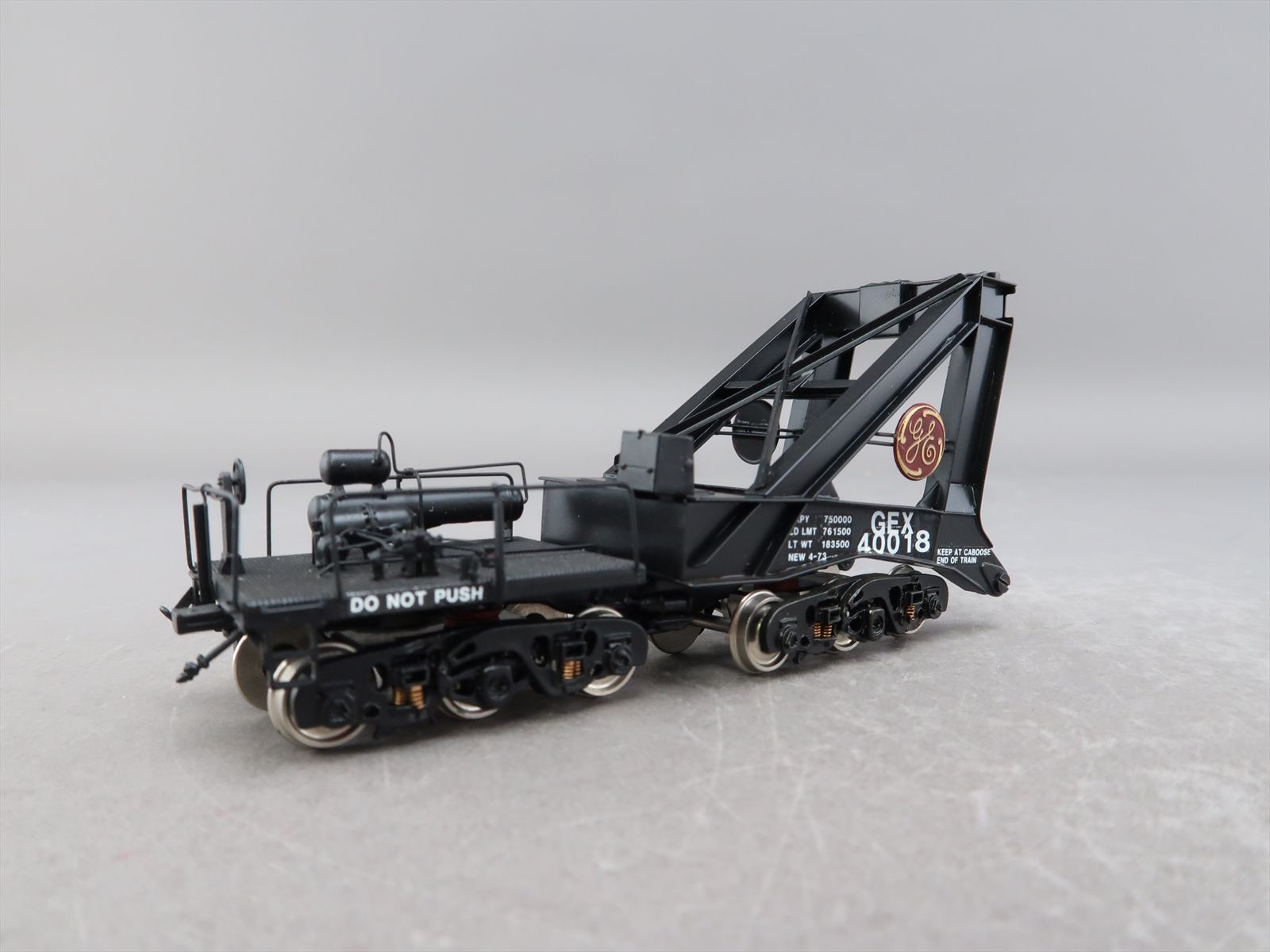 HO Brass Model - E&P GE General Electric 375 Ton Schnabel Car #40018 ...