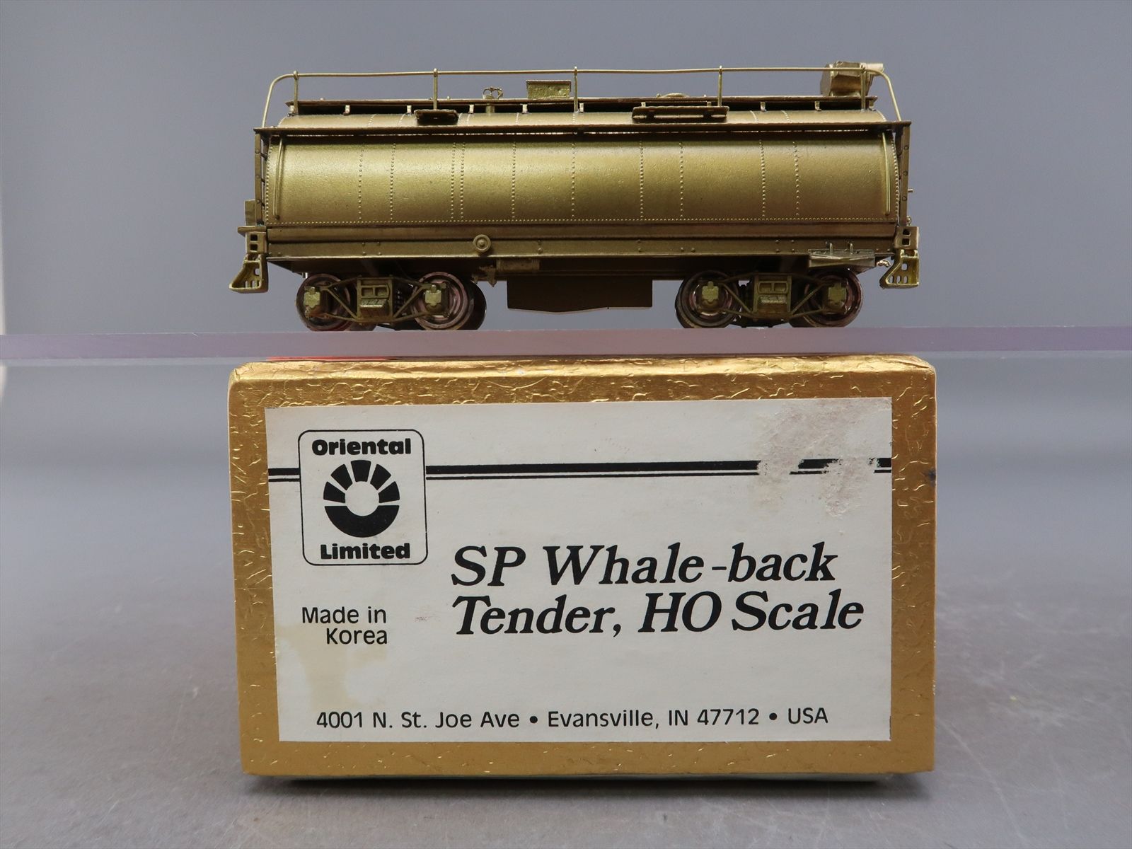 HO Brass Model - Oriental SP Southern Pacific Whaleback Tender ONLY ...