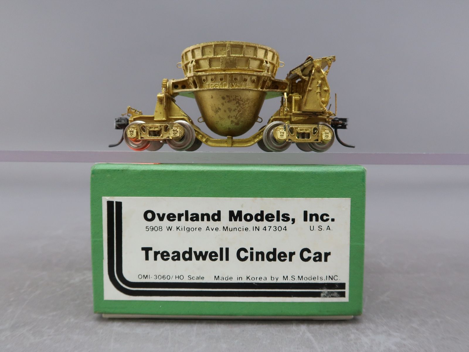 HO Brass Model - OMI 3060 Treadwell Cinder Car - Unpainted - 1986 Run ...
