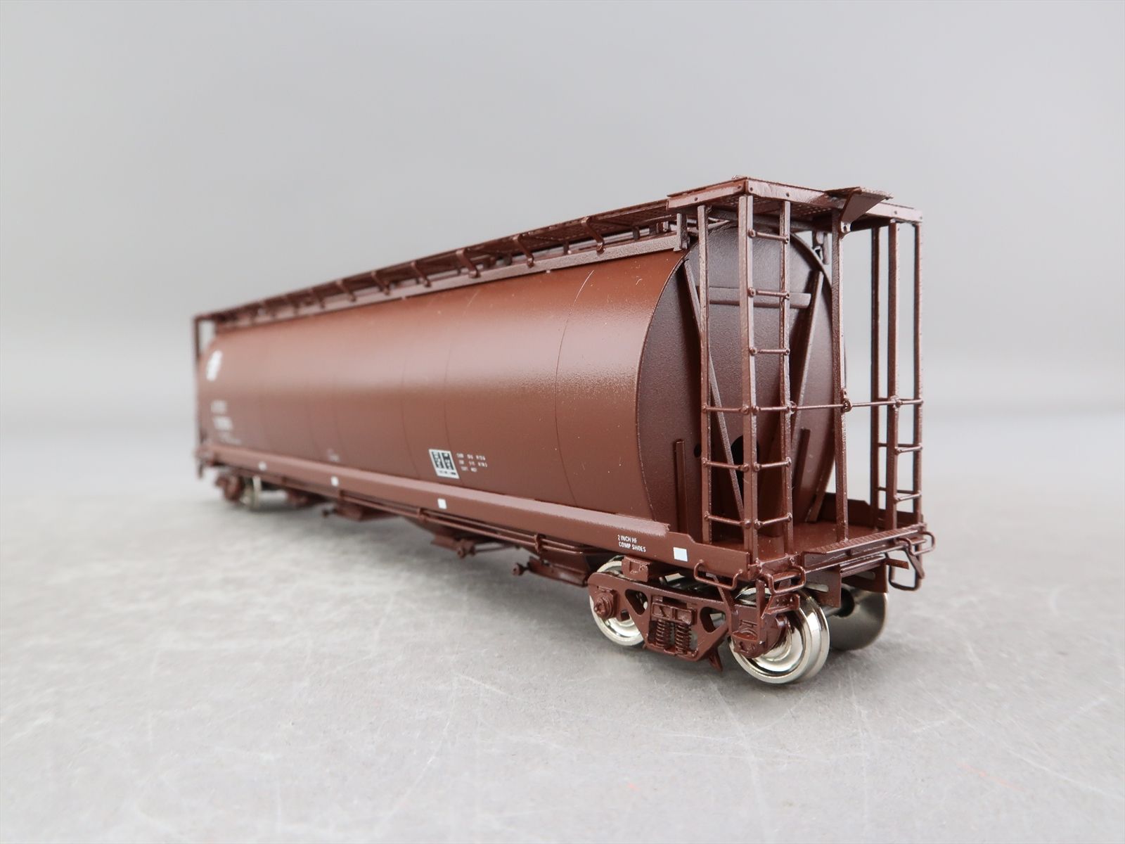 HO Brass Model - OMI 3203.1 AT&SF Santa Fe Hawker-Siddeley Covered Grain Hopper #313938 - F/P ...