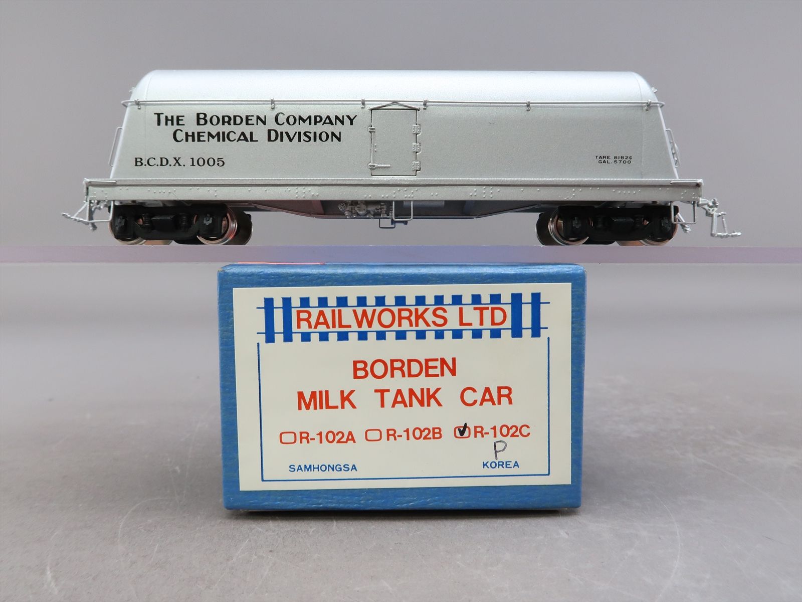 HO Brass Model - Railworks R-102C BCDX Borden Company Chemical Division ...
