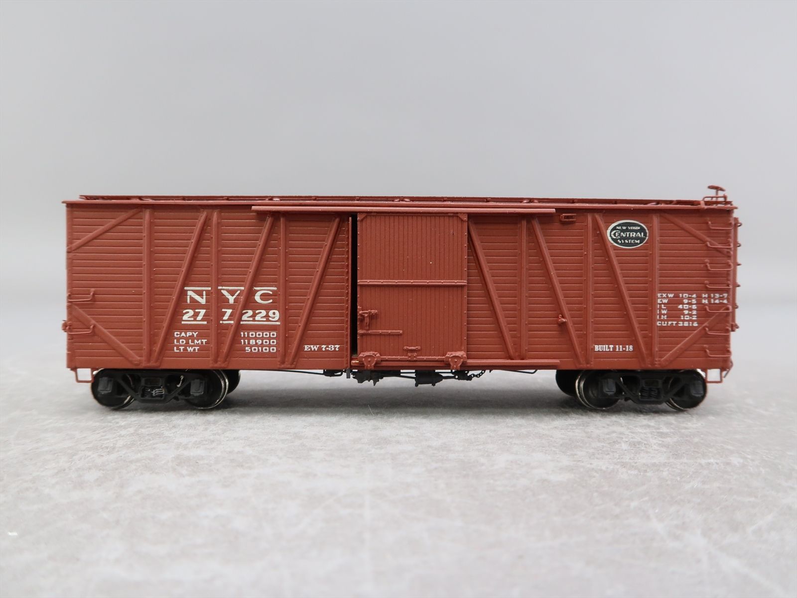 HO Brass Model - OMI 3098 NYC New York Central Single Sheath Boxcar w ...