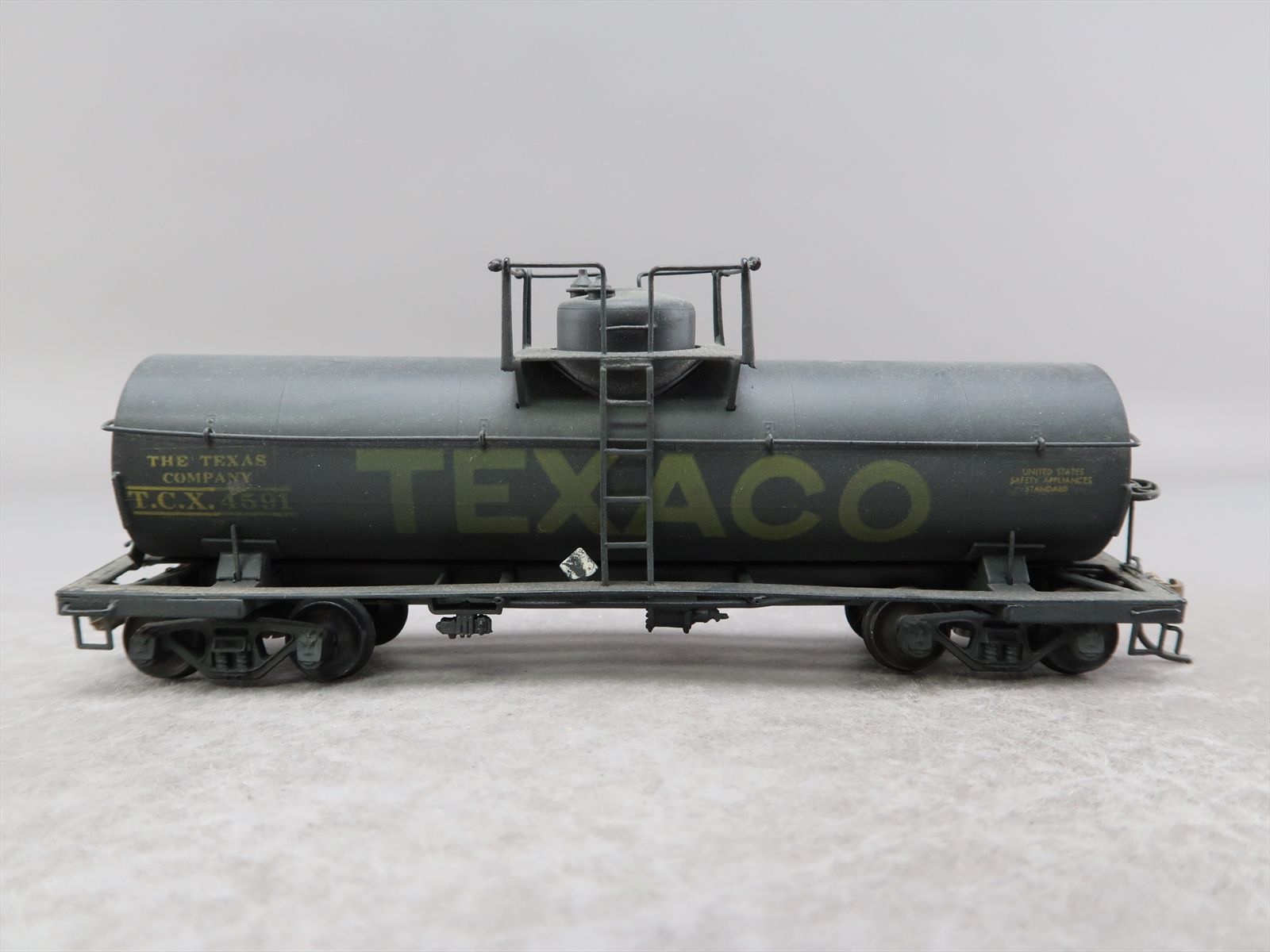 HO Brass Model - PSC 15660 Texaco 8,000 Gallon Tank Car #4591 - F/P ...