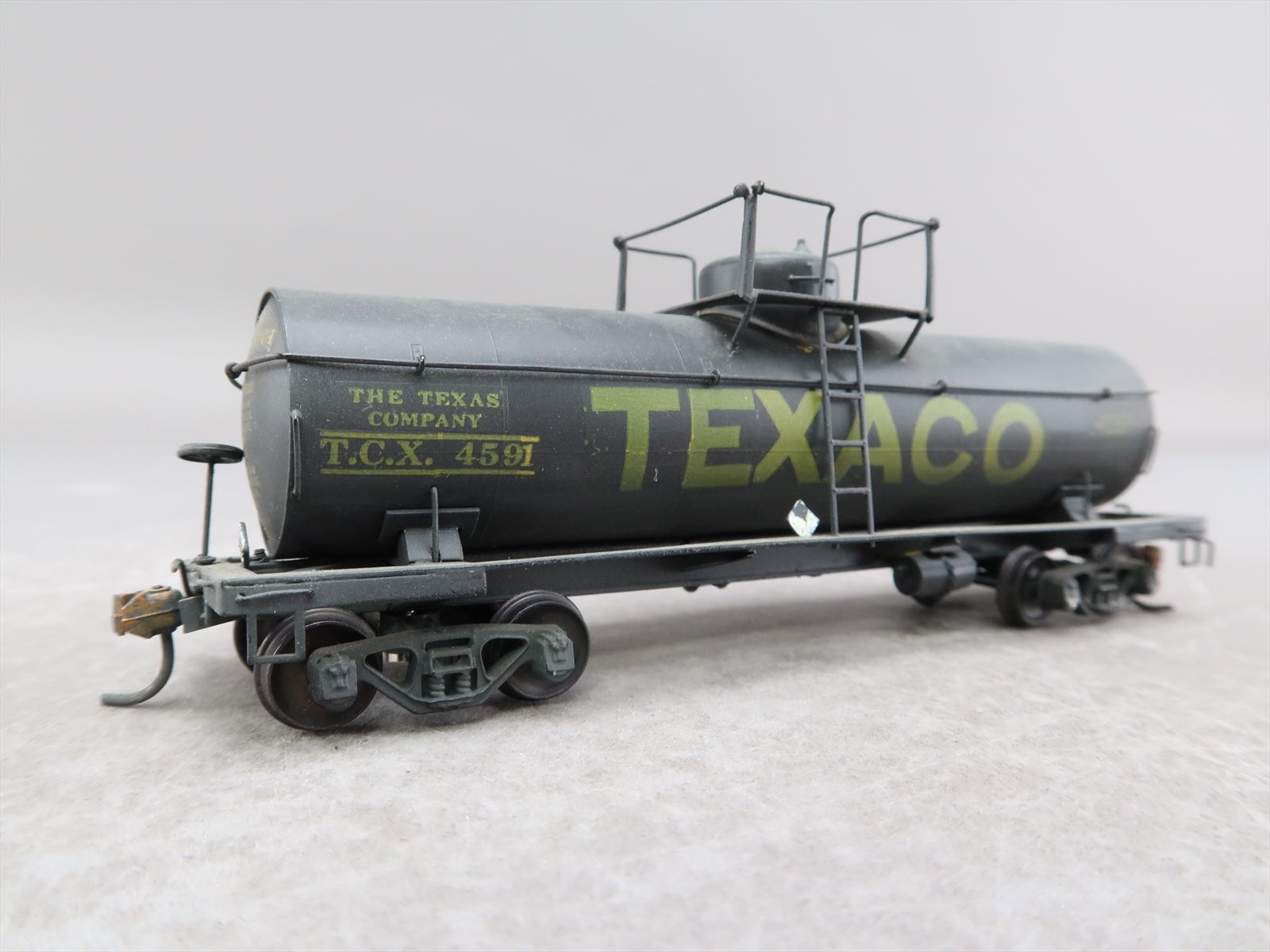 HO Brass Model - PSC 15660 Texaco 8,000 Gallon Tank Car #4591 - F/P ...