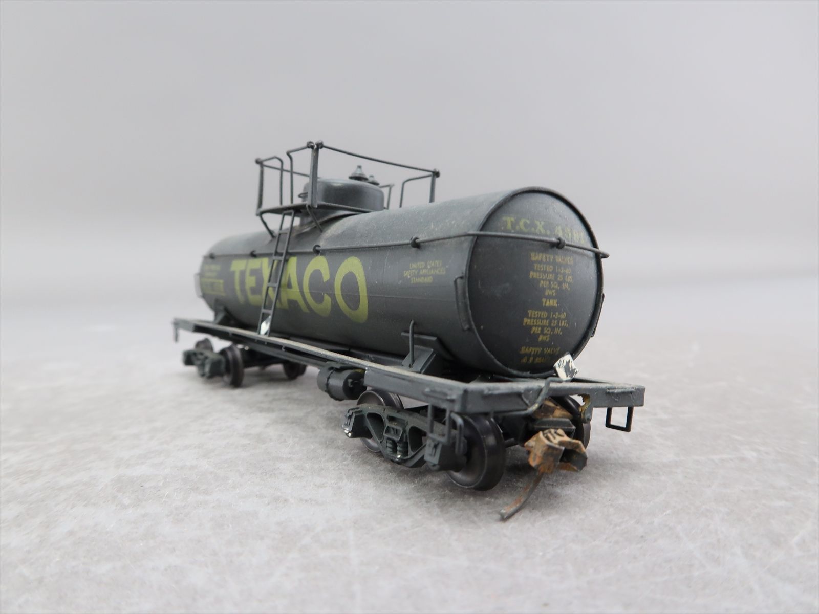 HO Brass Model - PSC 15660 Texaco 8,000 Gallon Tank Car #4591 - F/P ...