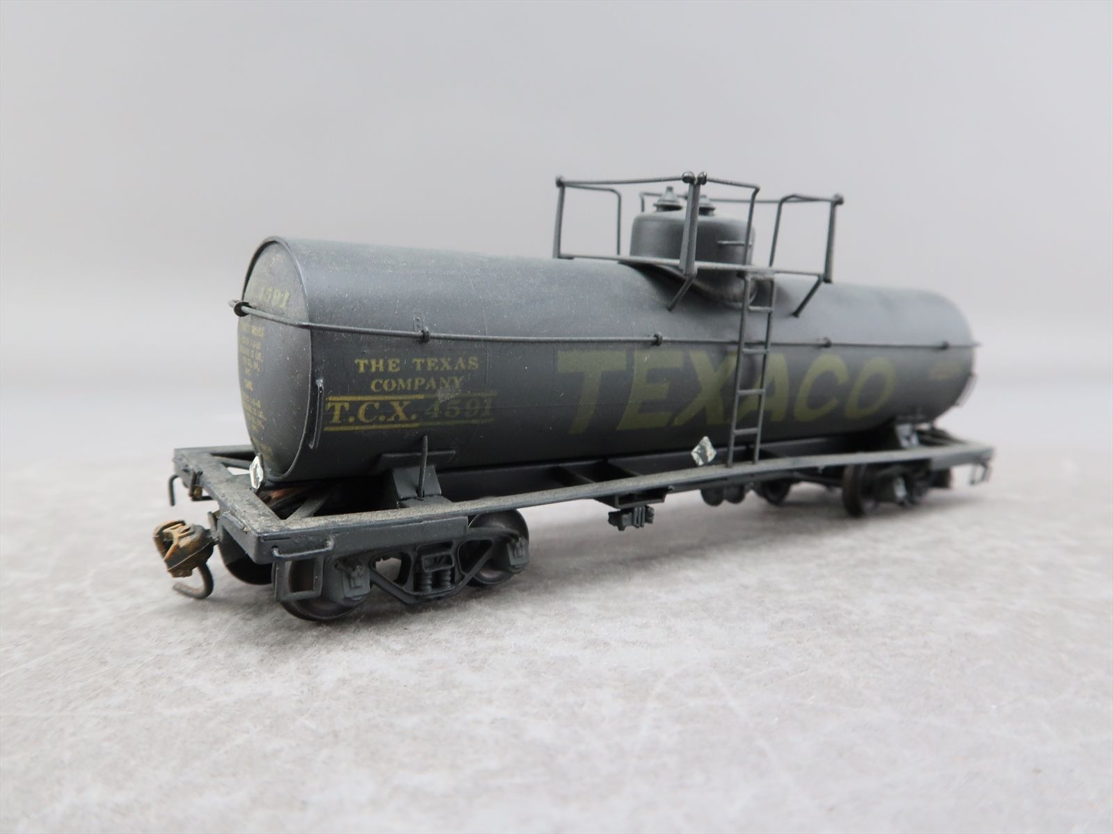 HO Brass Model - PSC 15660 Texaco 8,000 Gallon Tank Car #4591 - F/P ...