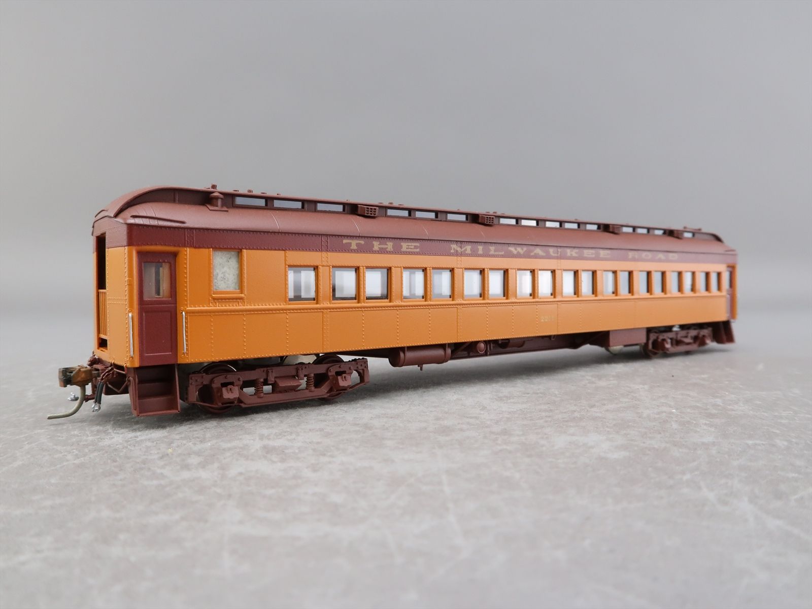 HO Brass Model - Oriental MILW Milwaukee 2nd Second Class Coach #2211 - Custom - 1986 Run ...