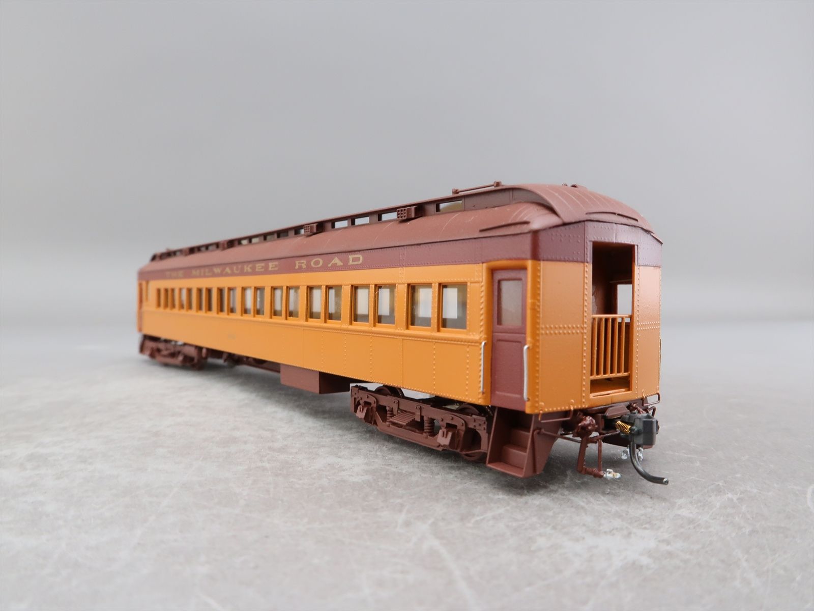 HO Brass Model - Oriental MILW Milwaukee 2nd Second Class Coach #2211 - Custom - 1986 Run ...