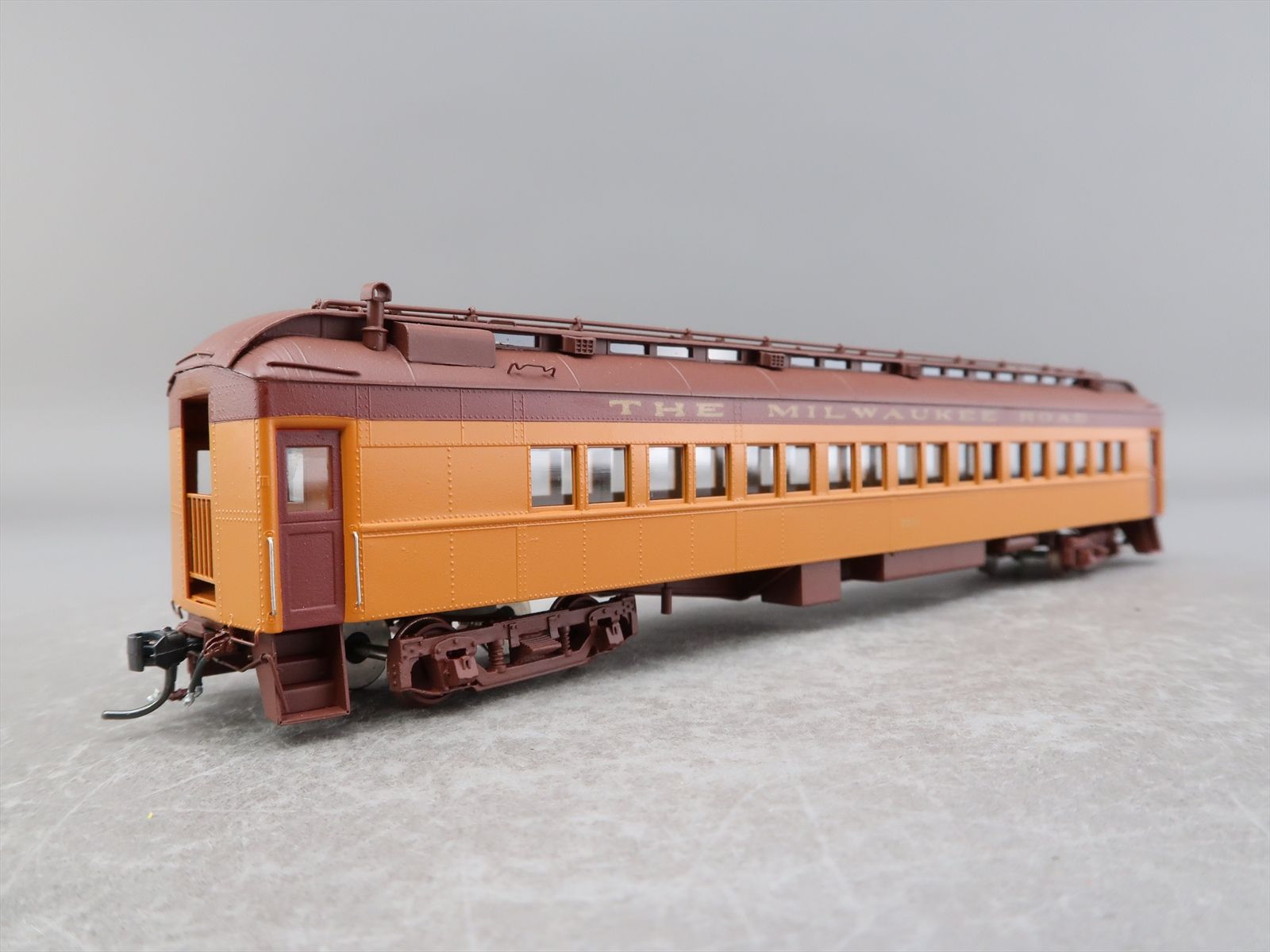 HO Brass Model - Oriental MILW Milwaukee 2nd Second Class Coach #2211 - Custom - 1986 Run ...