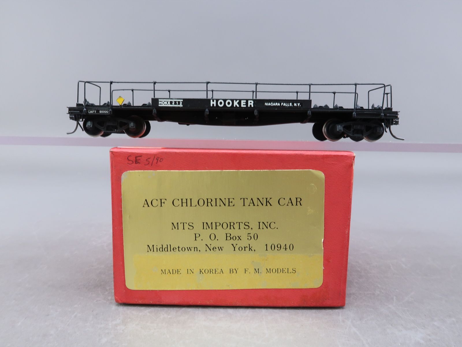 HO Brass Model - MTS HOKX Hooker ACF Chlorine Tank w/ Tanks #212 ...