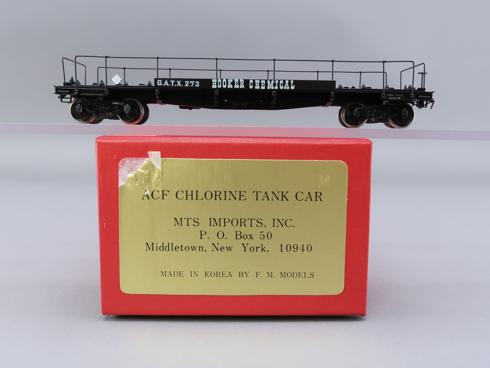HO Brass Model - MTS HOKX Hooker ACF Chlorine Tank w/ Tanks #273 ...