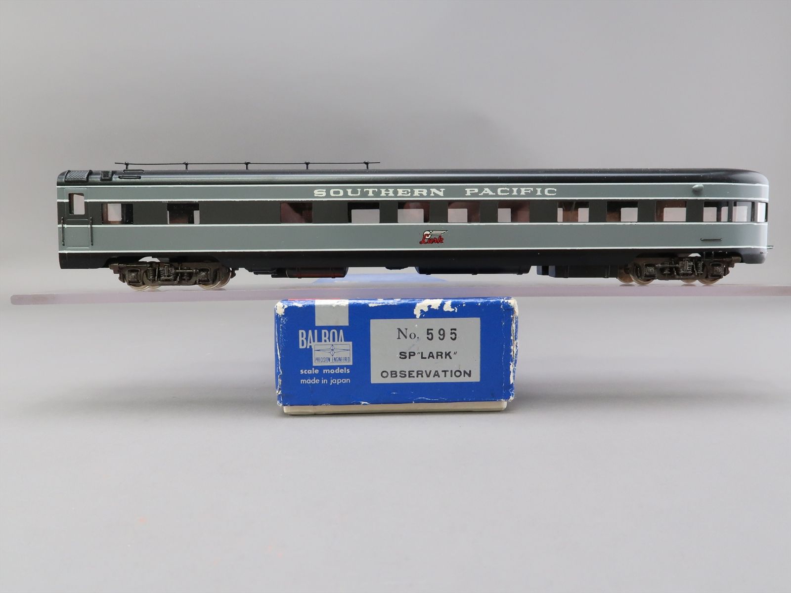 HO Brass Model - Balboa 595 SP Southern Pacific Lark Observation Car ...