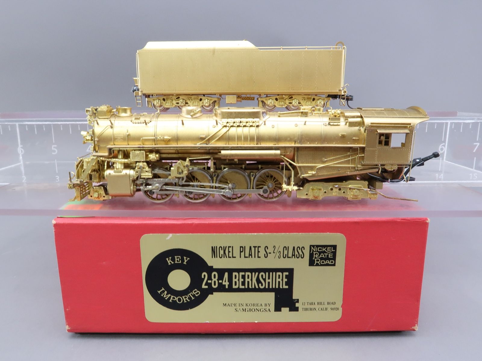 HO Brass Model - Key NKP Nickel Plate Road S-2/3 Class 2-8-4 Berkshire ...