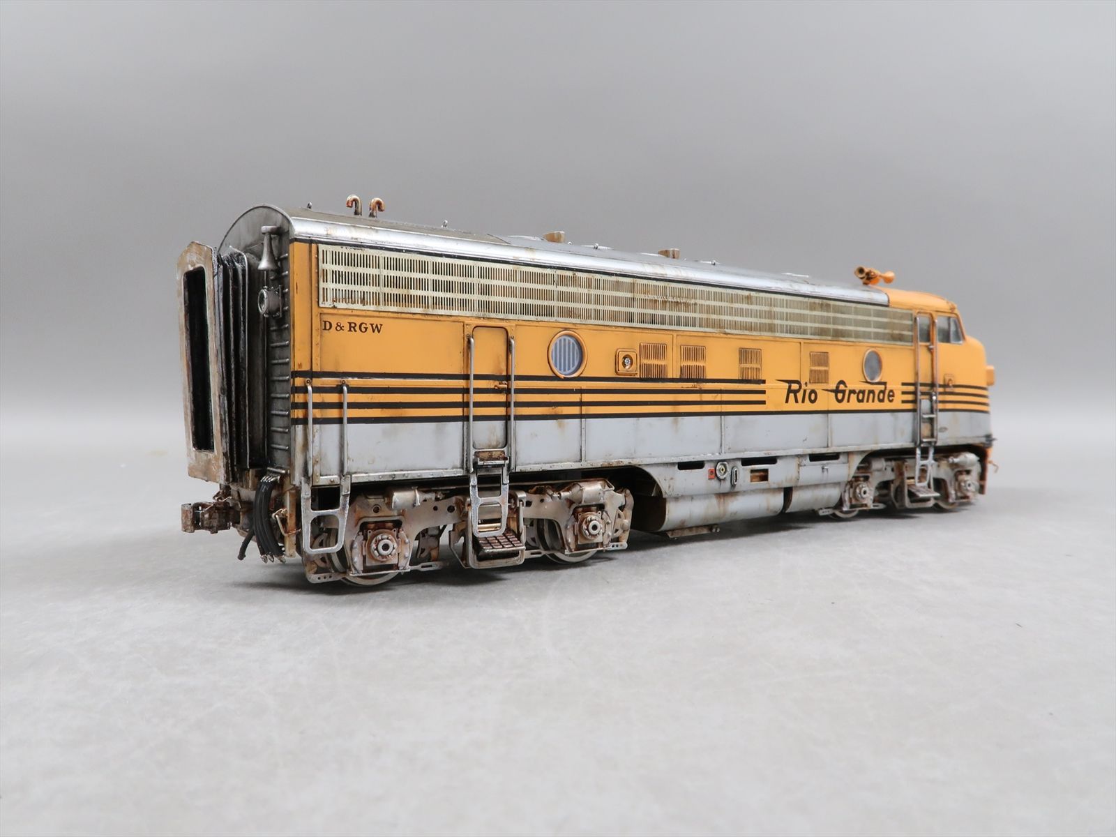 O Brass Model - Key CS#78 D&RGW Rio Grande EMD F7 F7A F7B A-B Set #5714 - F/P + Heavily ...