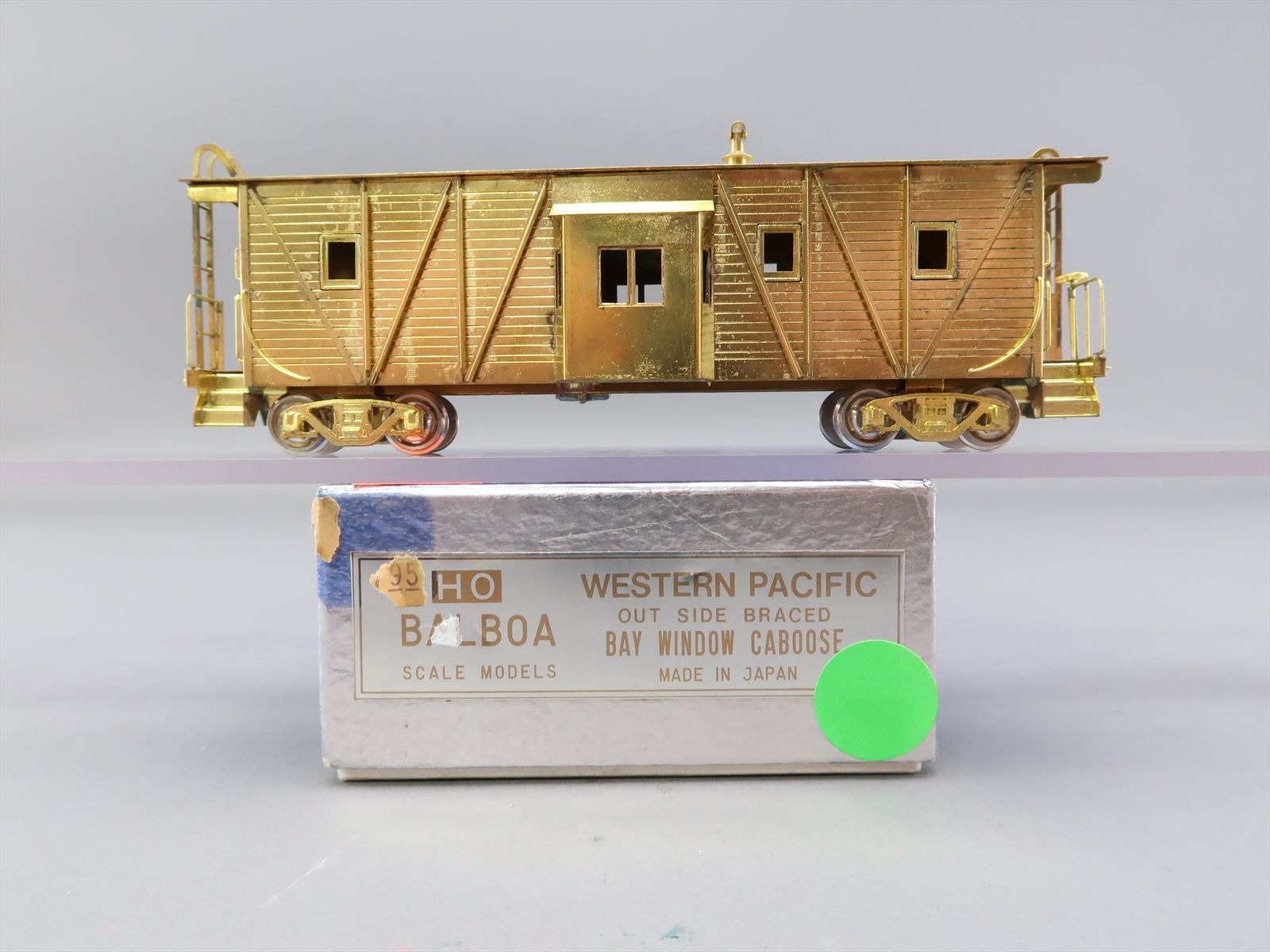 HO Brass Model - Balboa WP Western Pacific Bay Window Outside Braced ...