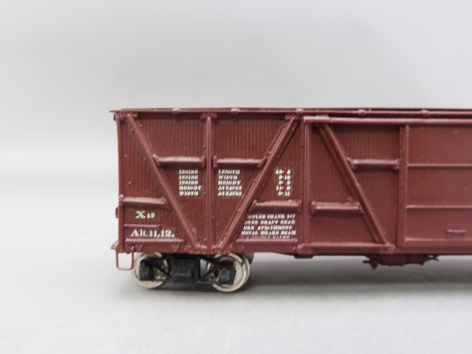 HO Brass Model - NJCB RS-607 PRR Pennsylvania X-23 Outside Braced Wood ...