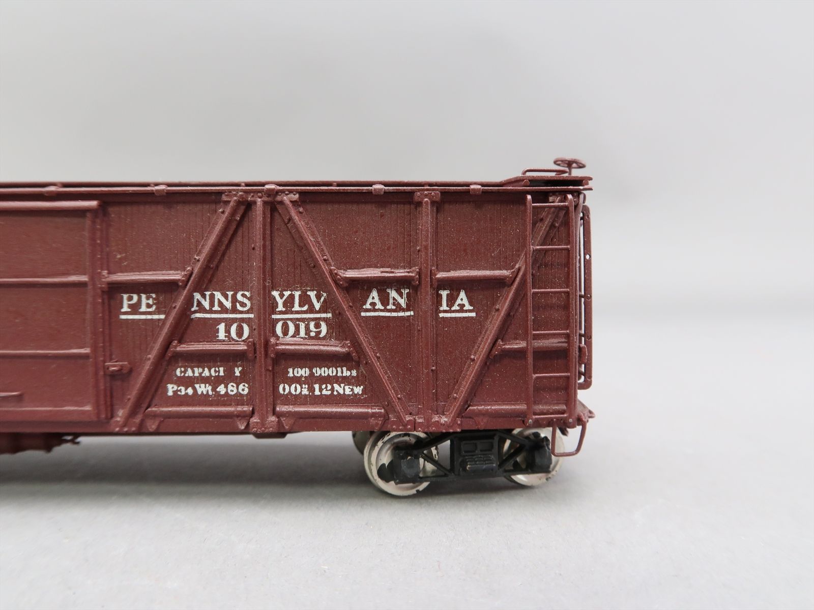 HO Brass Model - NJCB RS-607 PRR Pennsylvania X-23 Outside Braced Wood ...