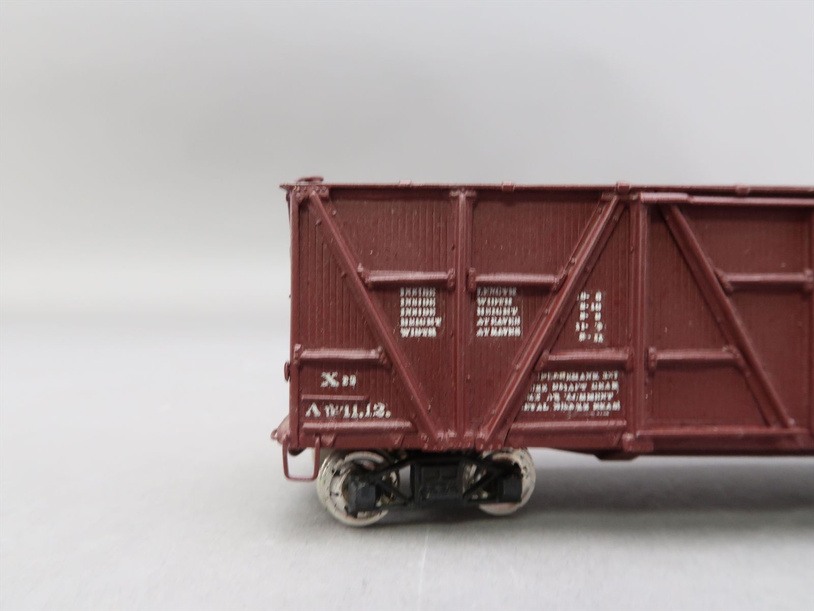 HO Brass Model - NJCB RS-607 PRR Pennsylvania X-23 Outside Braced Wood ...