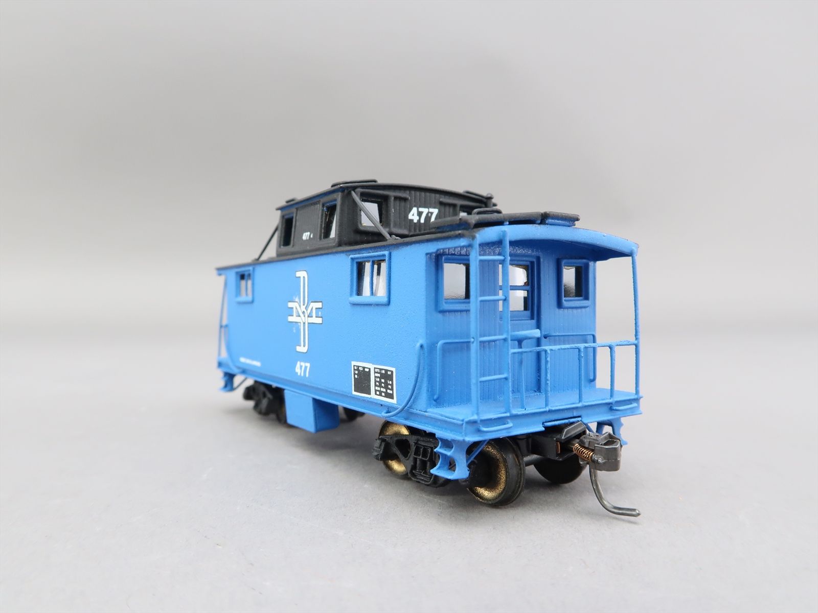 HO Brass Model - NJCB RS-612 LIRR as Boston & Maine N-52A Caboose #477 - Custom - 1974 Run ...
