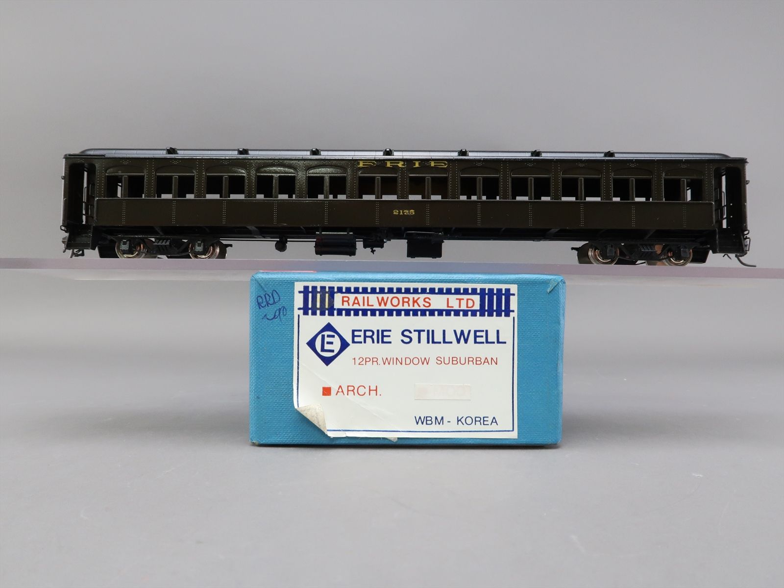 HO Brass Model - Railworks R-110 ERIE Stillwell 12 Paired Window ...