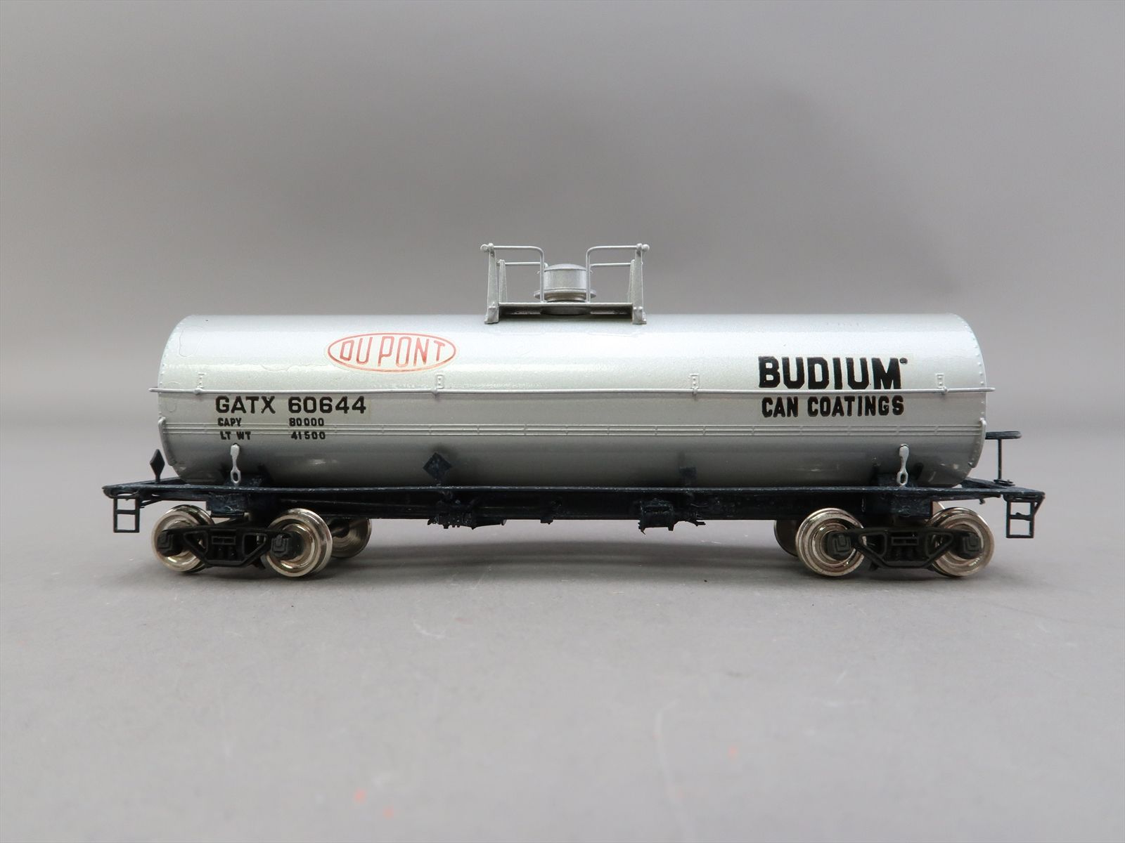 HO Brass Model - PSC 15654-2 11,141 Gallon Tank Car Dupont Budium Can Coating GATX #60644 - F/P ...