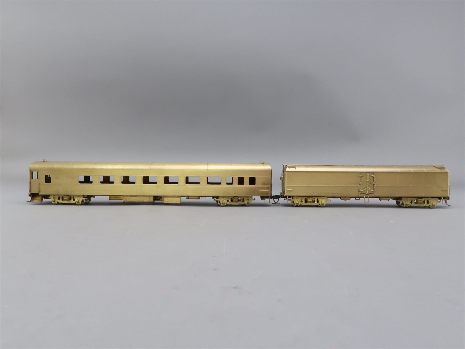 HO Brass Model - NPP PRR Pennsylvania 2 P50 Modified Coaches Coach Set ...