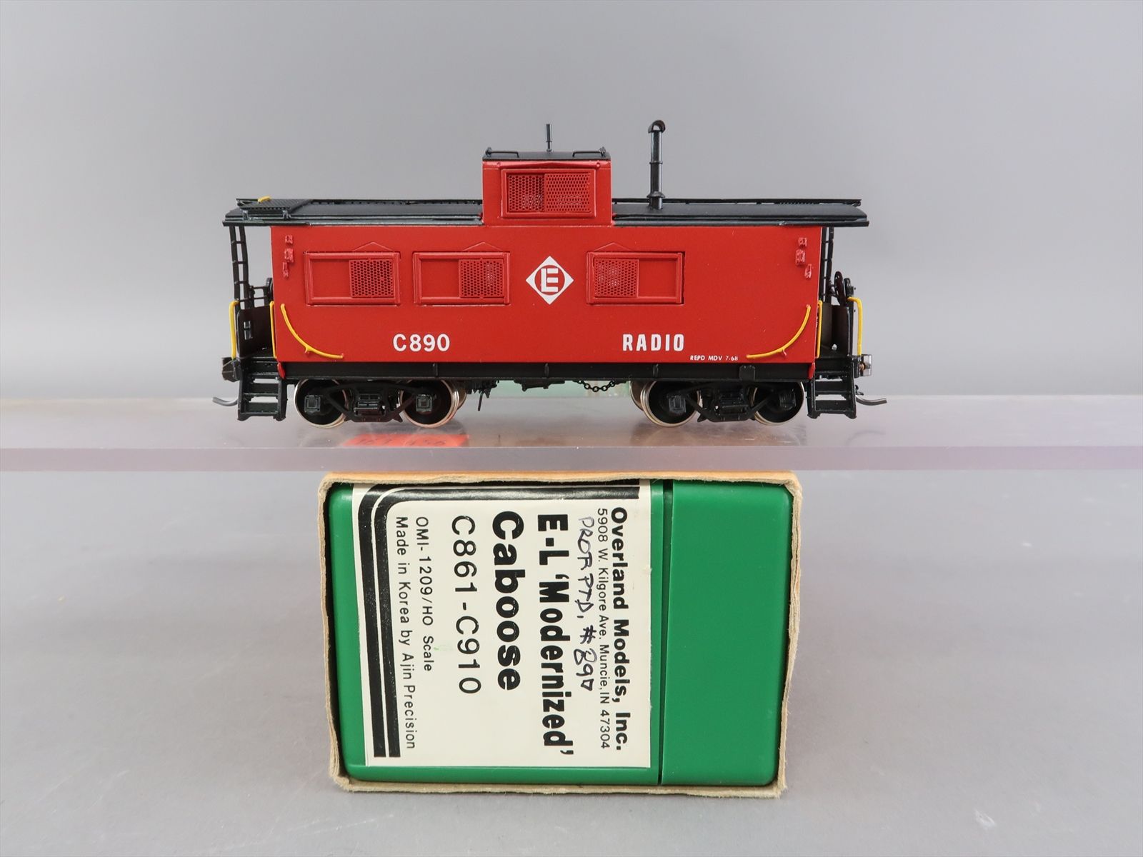 HO Brass Model - OMI 1209 EL Erie Lackawanna Modernized Caboose #C890 ...