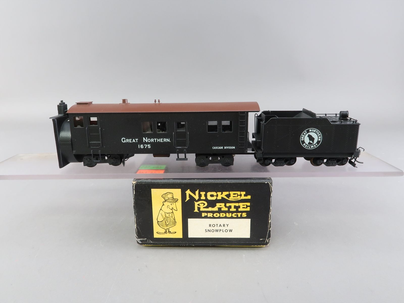HO Brass Model - NPP GN Great Northern Rotary Snowplow Snow Plow MOW ...