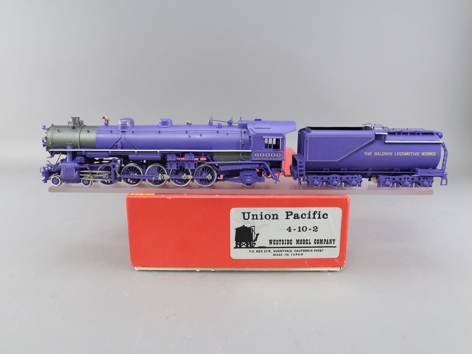 HO Brass Model - WMC UP Union Pacific as Baldwin Demonstrator 4-10-2 ...