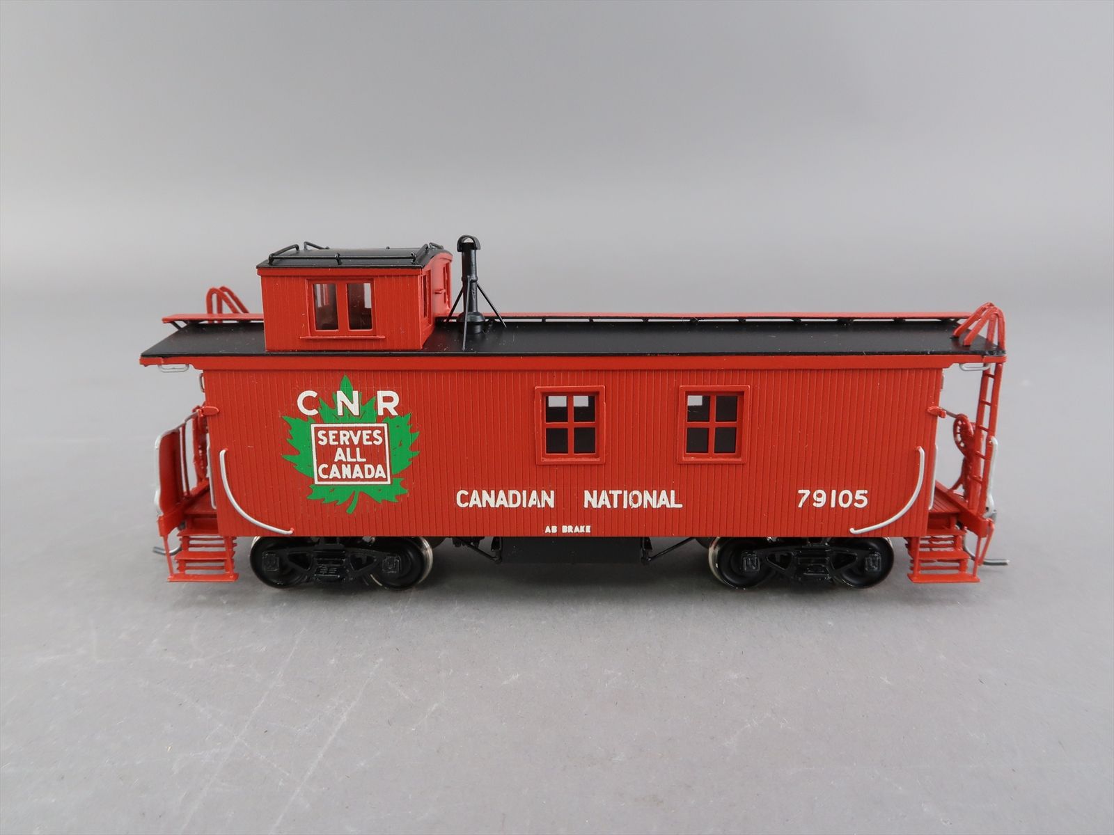 HO Brass Model - VH Van CN CNR Canadian National Wood Scribed Caboose ...