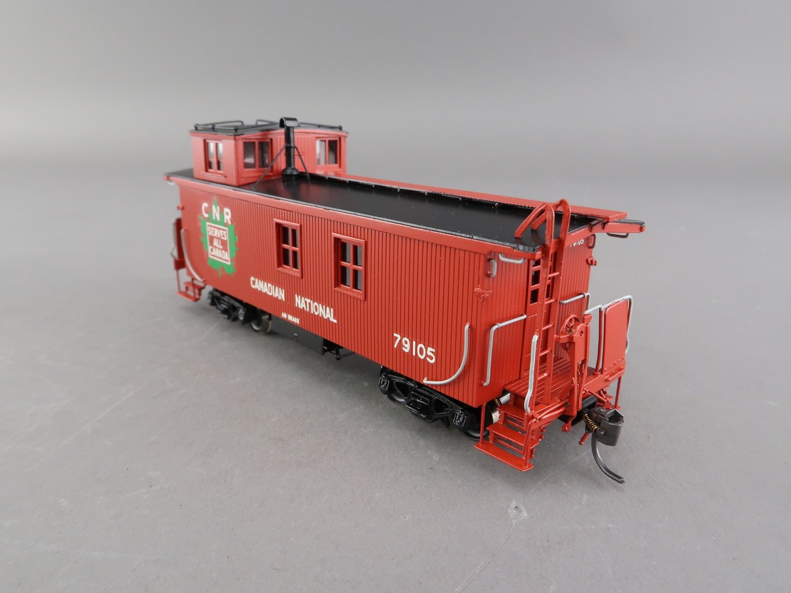 HO Brass Model - VH Van CN CNR Canadian National Wood Scribed Caboose ...