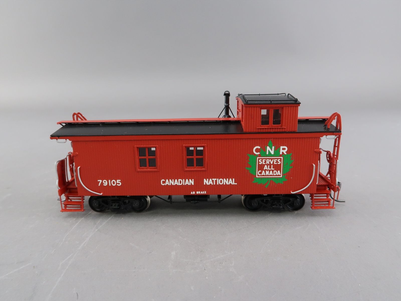 HO Brass Model - VH Van CN CNR Canadian National Wood Scribed Caboose ...