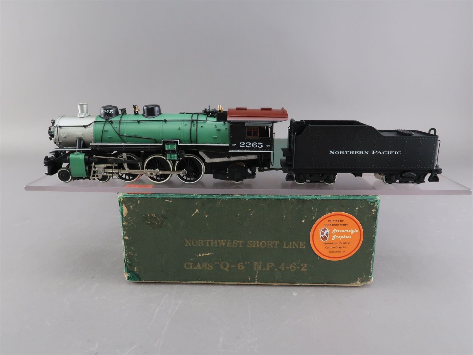 HO Brass Model - NWSL NP Northern Pacific Q-6 4-6-2 #2265 - Custom ...