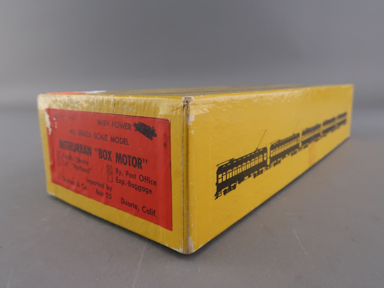 HO Model - Suydam 1406 PE Pacific Electric RPO Interurban Box Motor ...