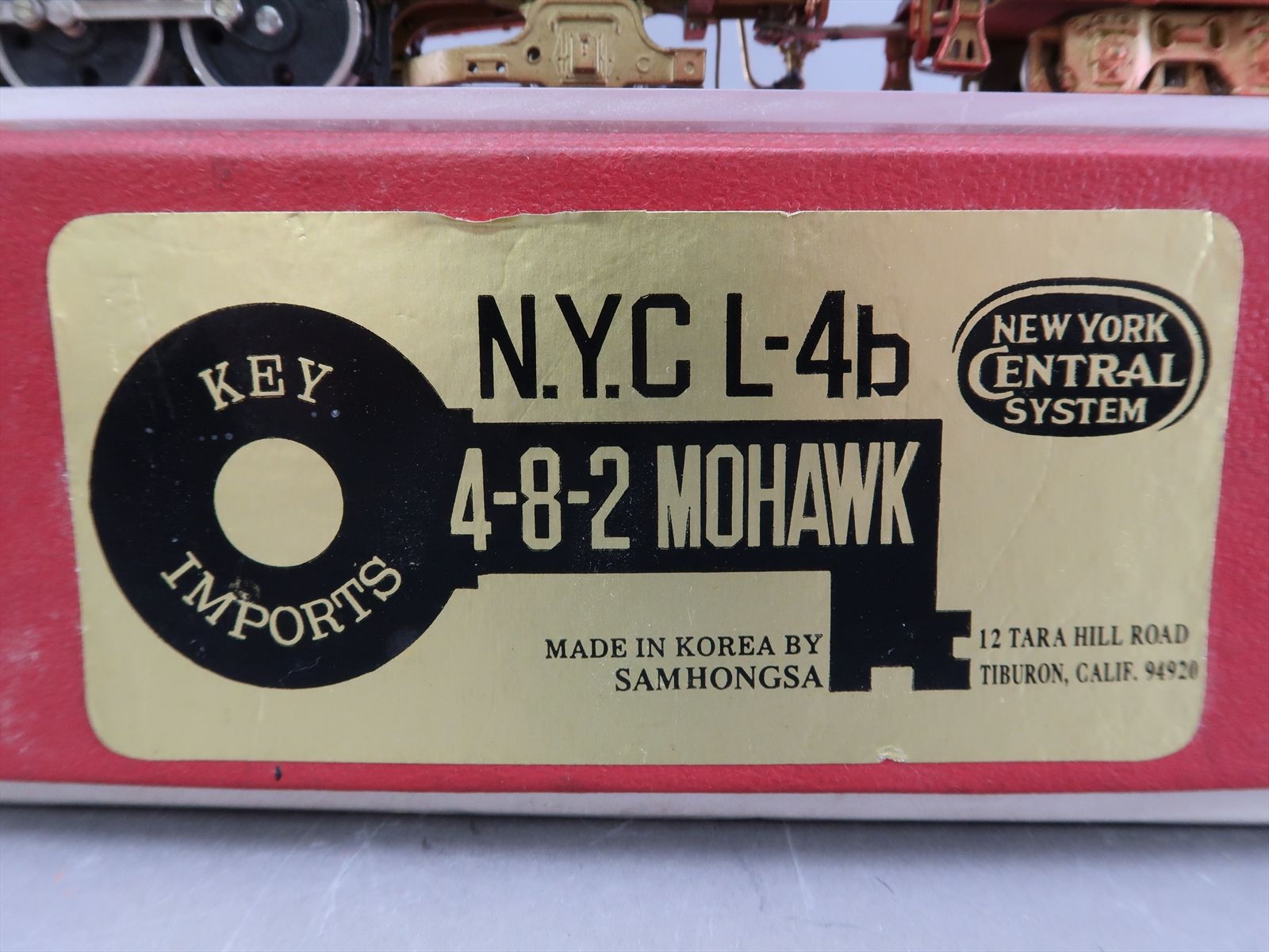 HO Brass Model - Key NYC New York Central L-4b 4-8-2 Mohawk - Unpainted ...