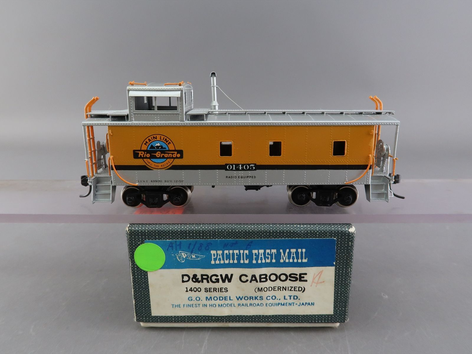 HO Brass Model - PFM D&RGW Rio Grande Modernized Steel Caboose #01405 ...