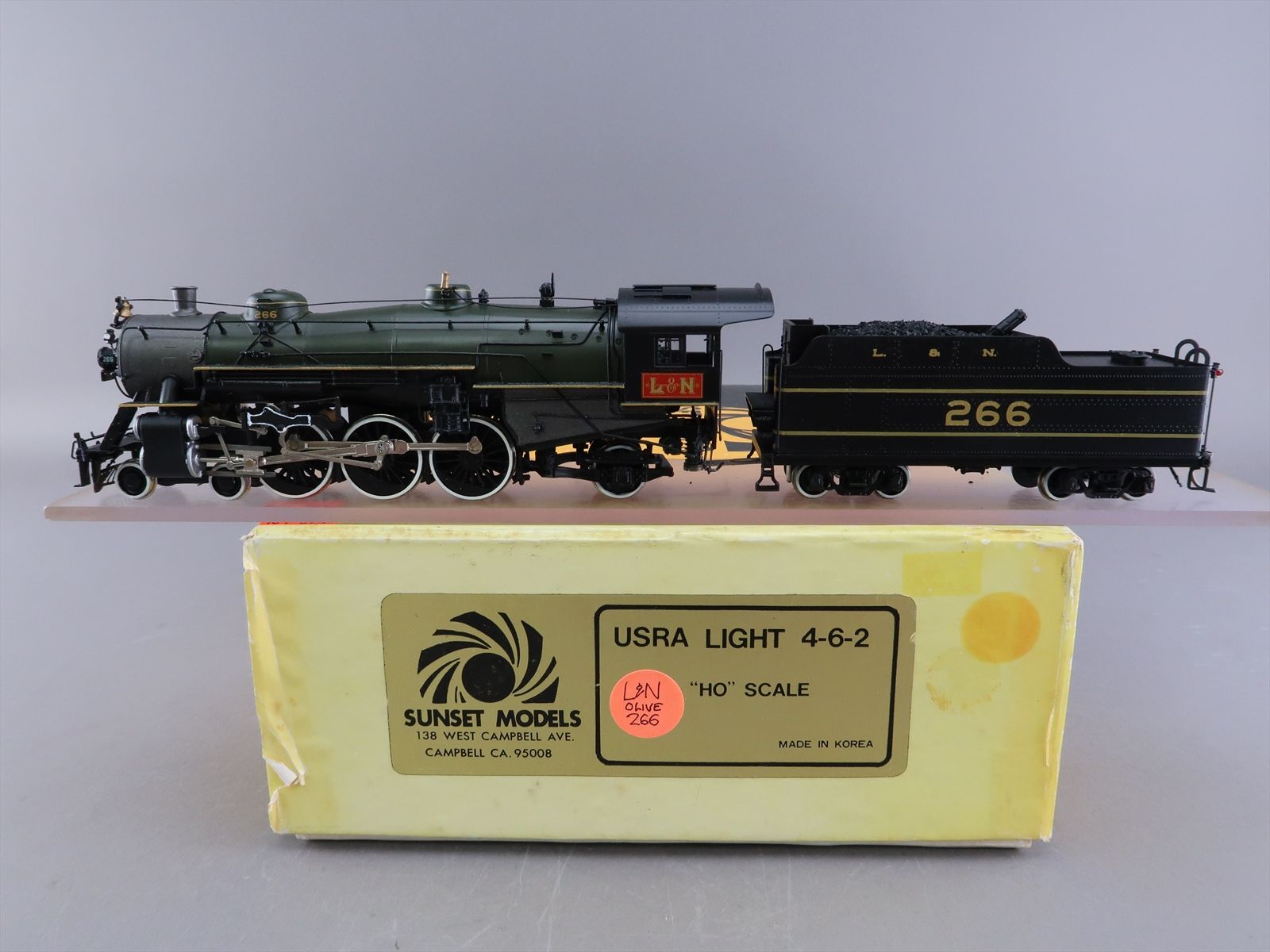 HO Brass Model - Sunset USRA Light L&N Louisville & Nashville 4-6-2 ...