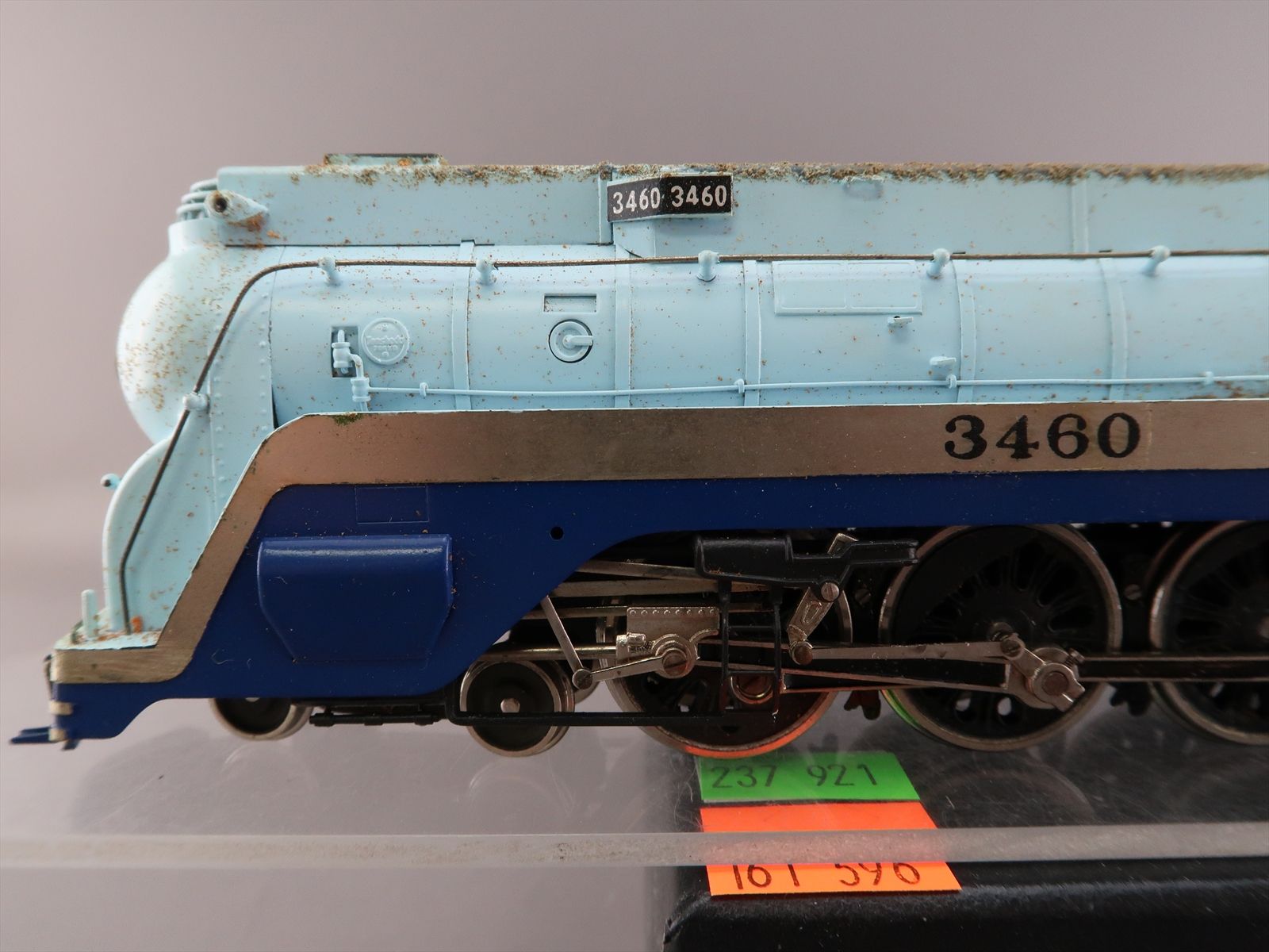 HO Brass Model - PFM 163 AT&SF Santa Fe Blue Goose 4-6-4 #3460 - F/P ...