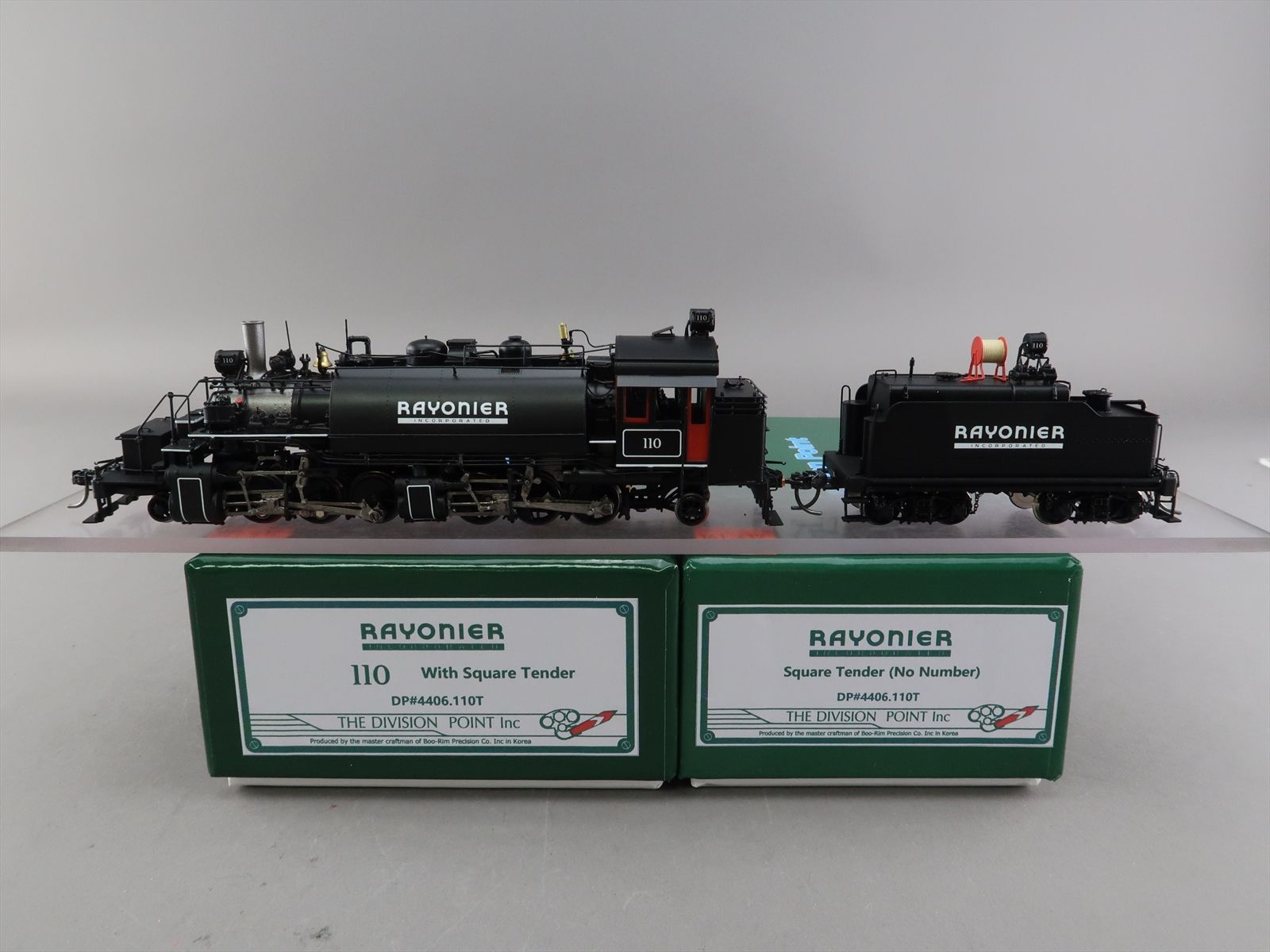 HO Brass Model - DP 4406.110T Rayonier 2-6-6-2T Mallet w/ Square Tender ...