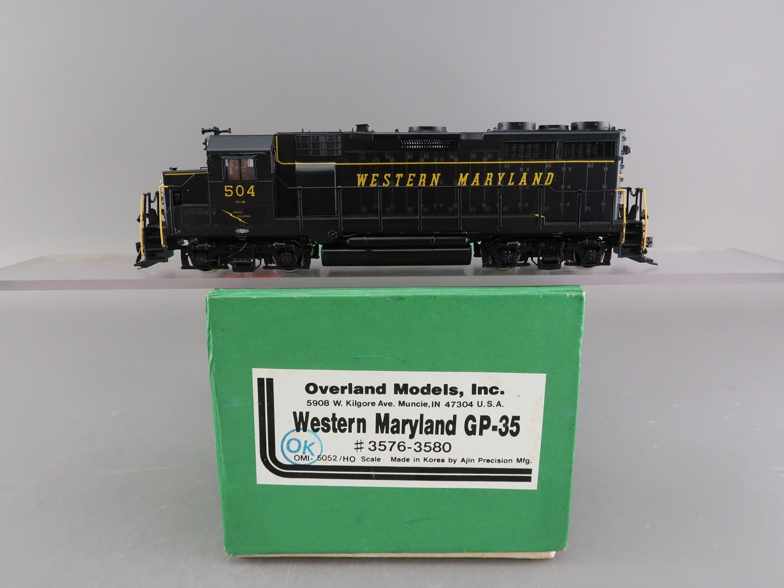 HO Brass Model - OMI 5052 WM Western Maryland GP35 #504 - Custom - 1987 ...