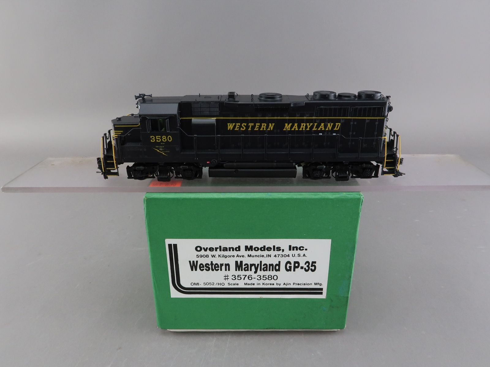 HO Brass Model - OMI 5052 WM Western Maryland GP35 #3580 - Pro Paint by ...